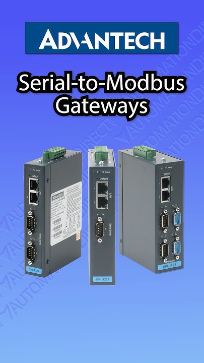 Advantech Modbus Gateways from AutomationDirect - YouTube