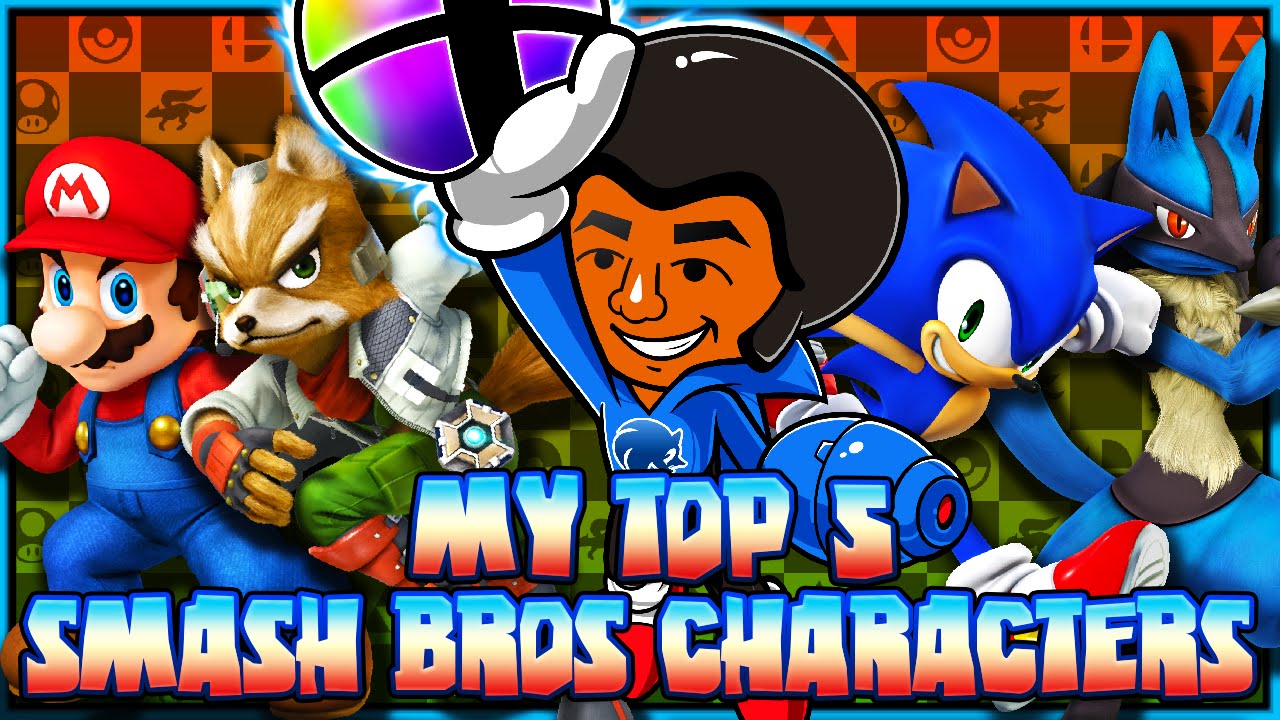 My Top 5 Smash Bros/Project M Characters - YouTube