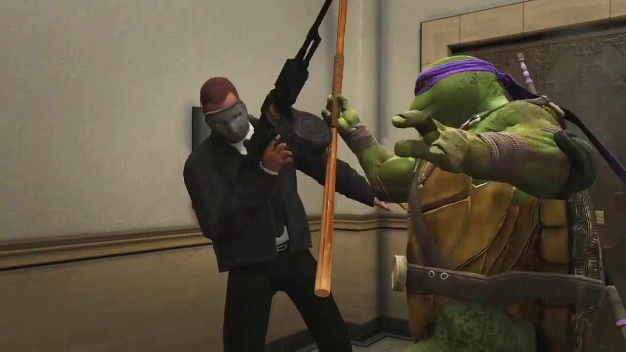 GTA 5 Teenage Mutant Ninja Turtles Movie part 2 || GTA 5 live streeming ...