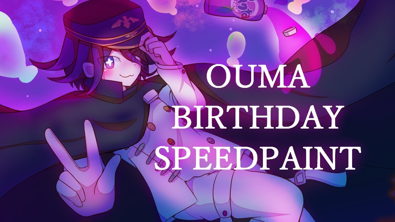 【Speedpaint】Happy Birthday Ouma~ - YouTube