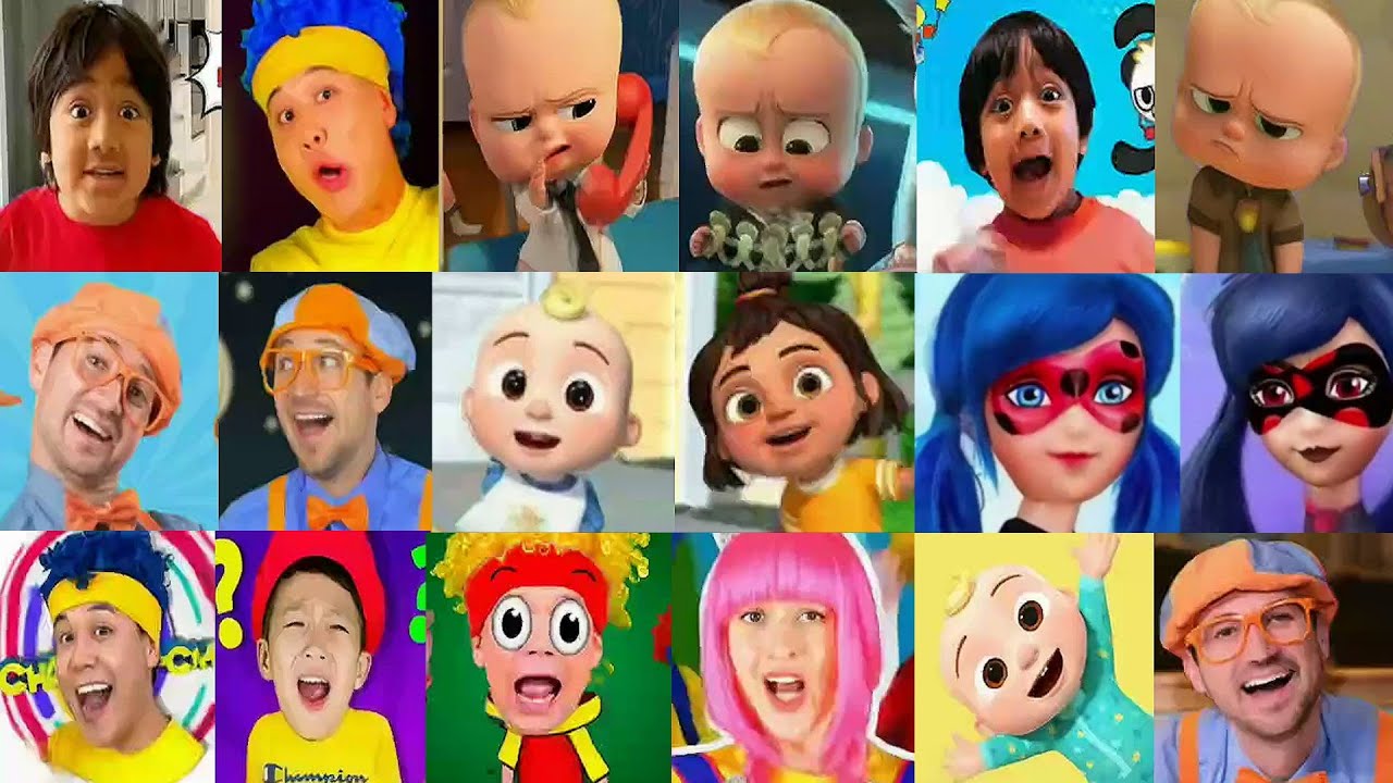 Ryan’s World & Boss Baby & Blippi & Cocomelon & D Billions - KulikiTaka ...