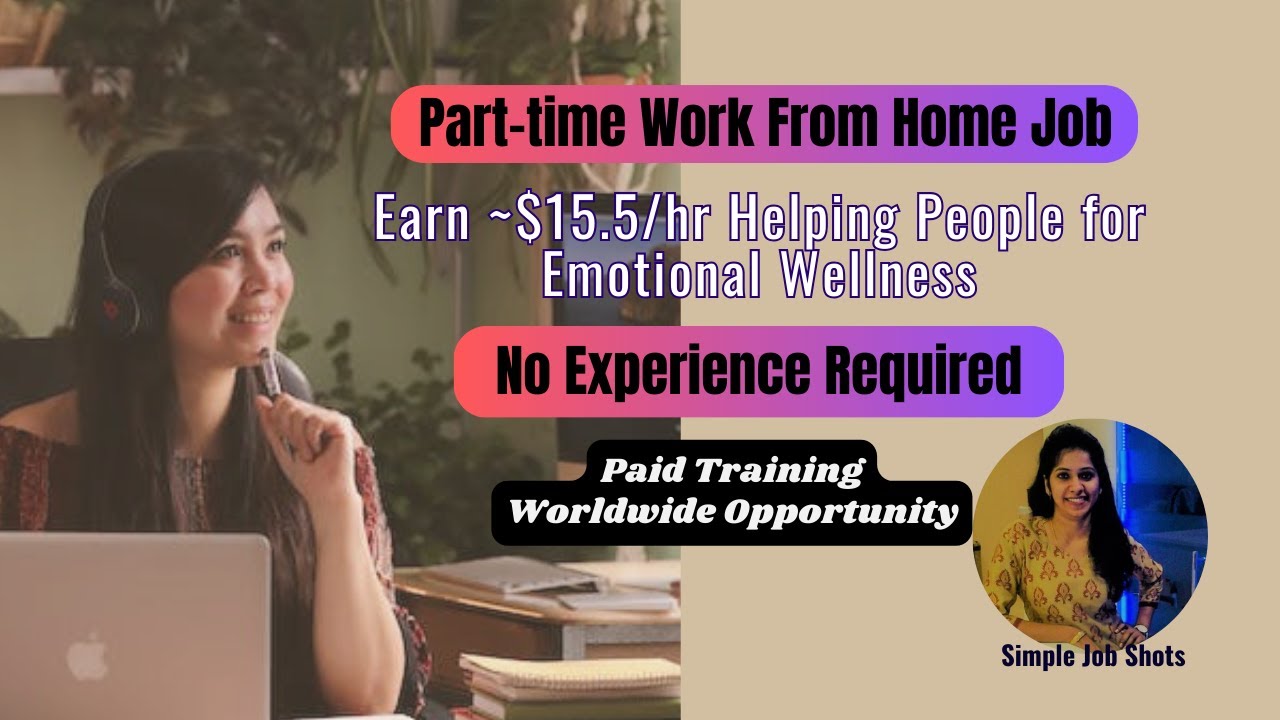 Earn $15/hr Peer Support Moderator Job | Part-time Work From Home No ...