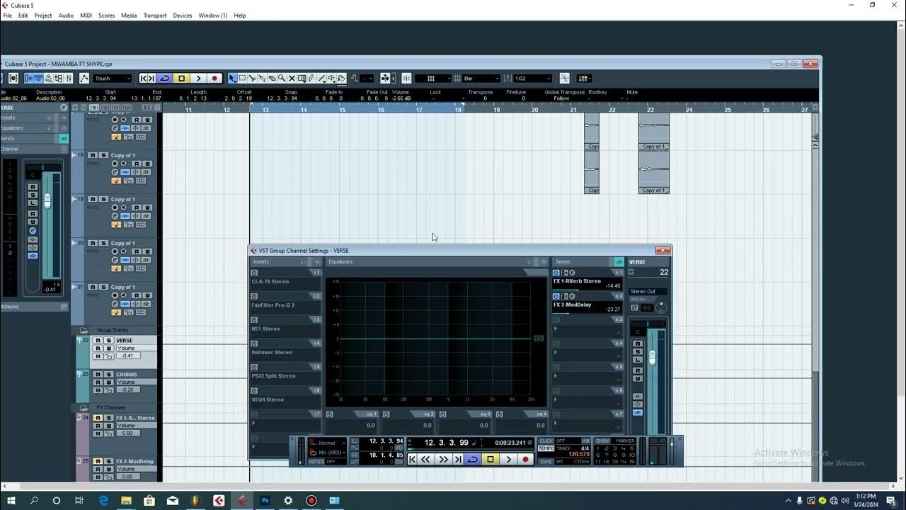 JINSI YA KUMIX VOCAL KWENYE CUBASE( VERSE) HOW TO MIX VOCAL IN CUBASE PART 1 - YouTube