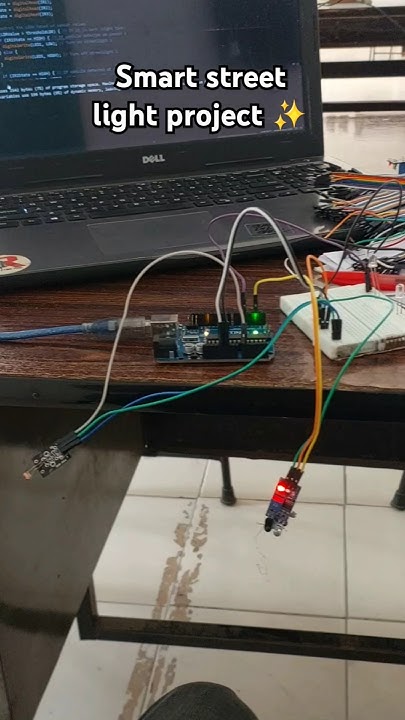 Smart Street light project by arduino uno and ir sensor with LDR sensor ...