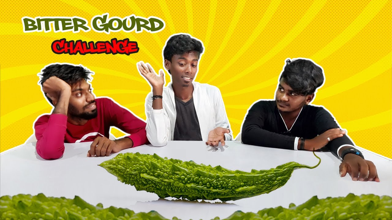 🐊 CROCODILE VEGETABLE CHALLENGE | BITTER GOURD (பாகற்காய்) | Healthy ...