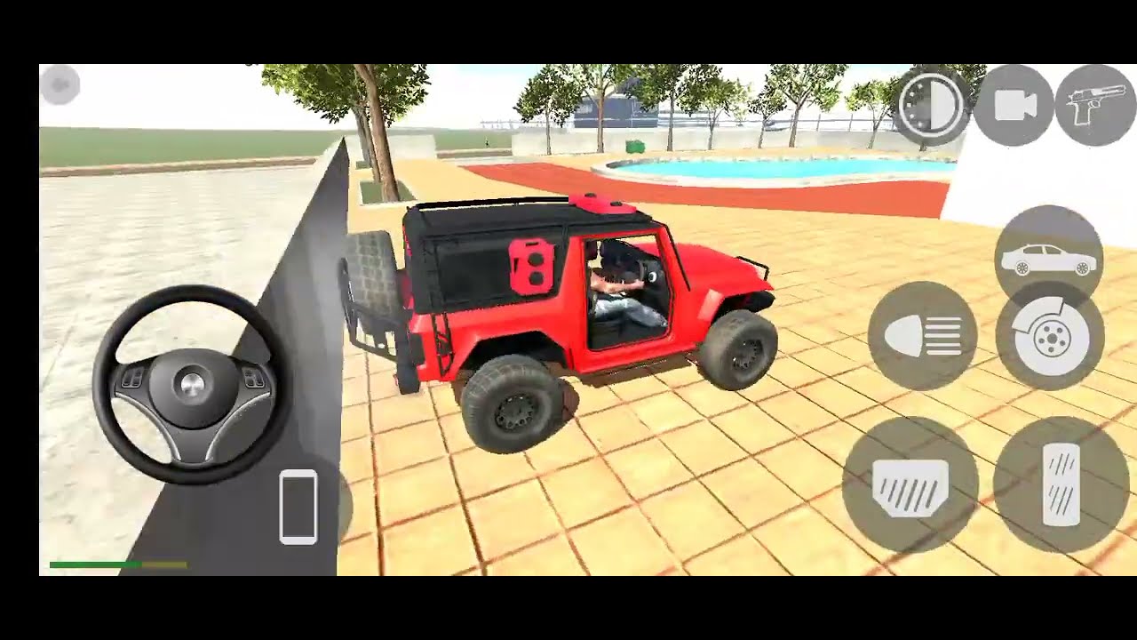 😲 Thar 🥰With 😈 Daku song legendary Thar gamplay 😈 indian 😱car 🤣 ...