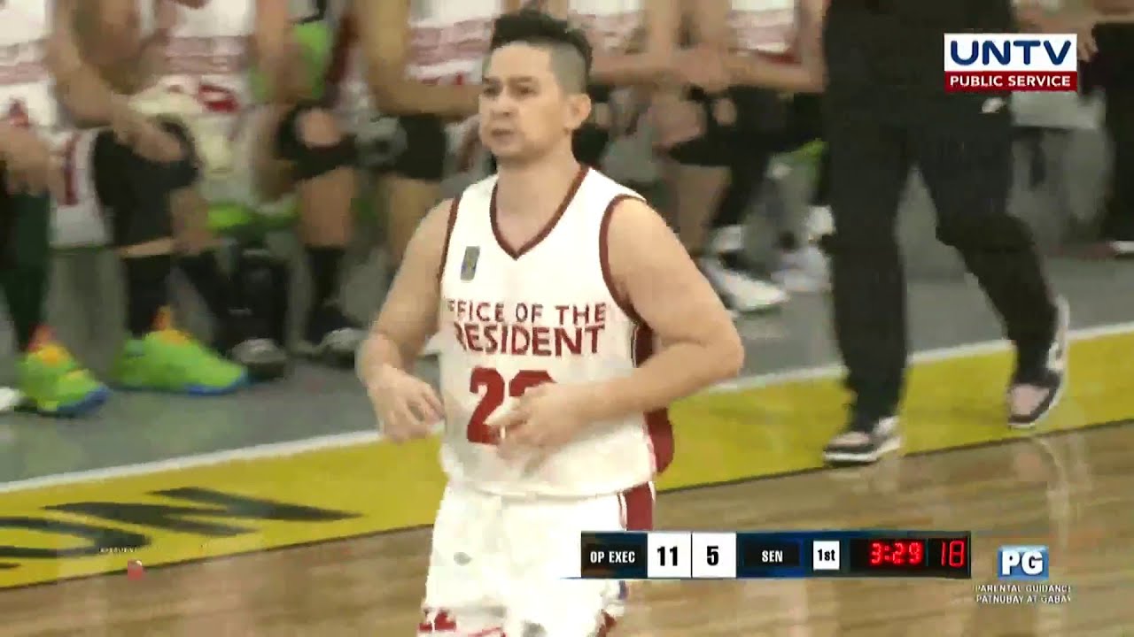 Marvin Jason Bayang gets away with a fast break lay up | OP Executives ...