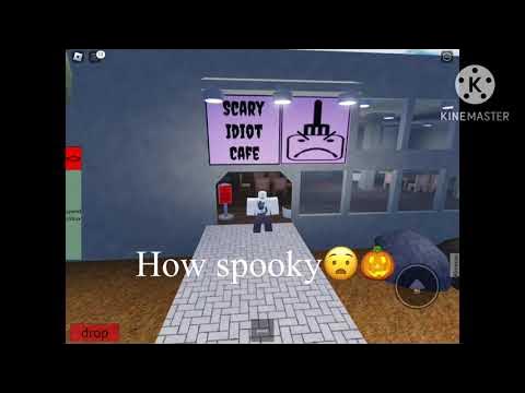 Spooky Halloween update!😧🎃-stupid idiot cafe-ROBLOX - YouTube