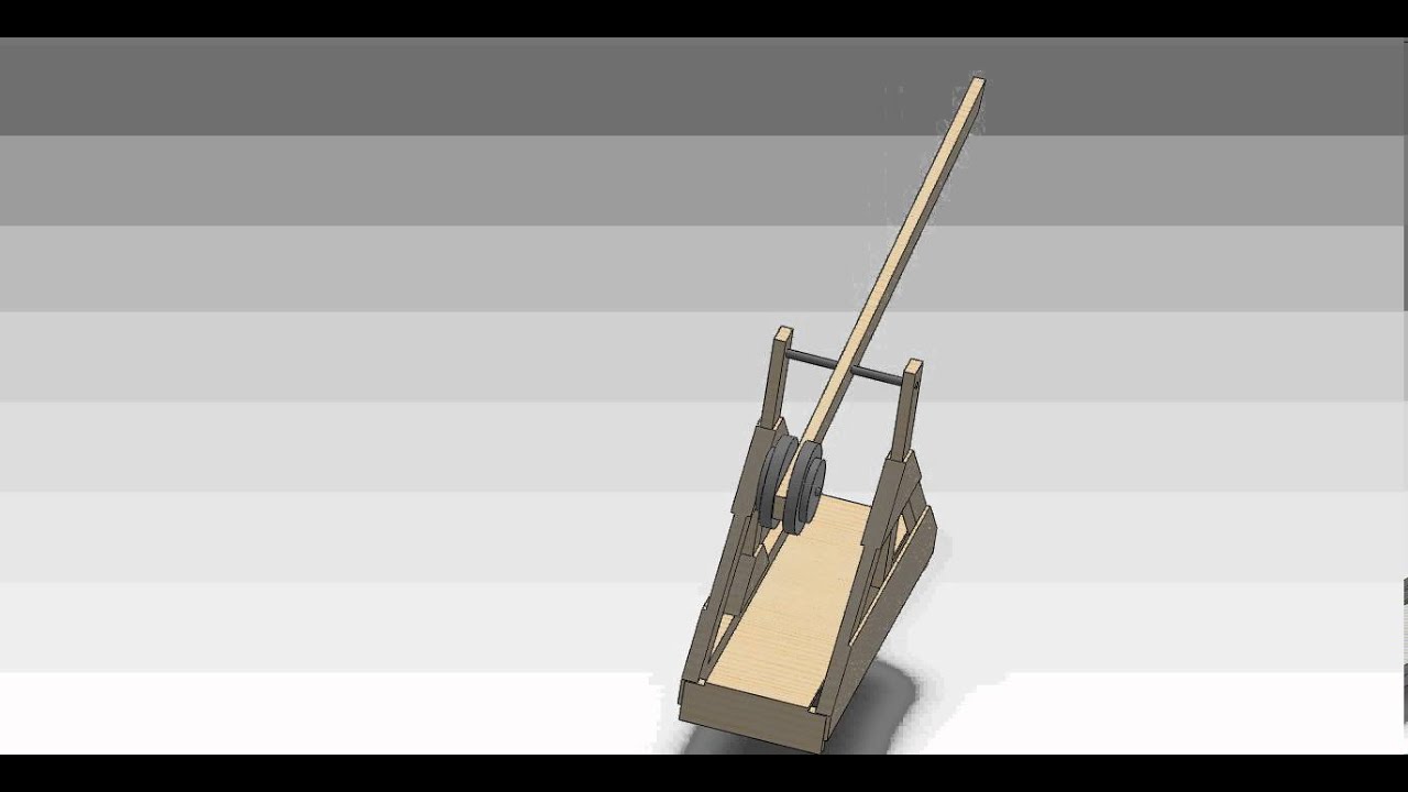 Solidworks Trebuchet - YouTube