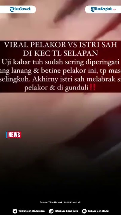 Pelakor di Tulung Selapan OKI di Gunduli Istri, Pelakor Laporkan Istri Sah ke Polisi - YouTube