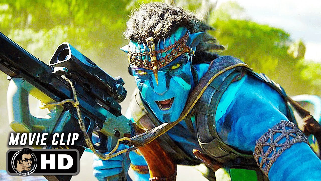 Train Fight Scene | AVATAR: THE WAY OF WATER (2022) Movie CLIP HD - YouTube
