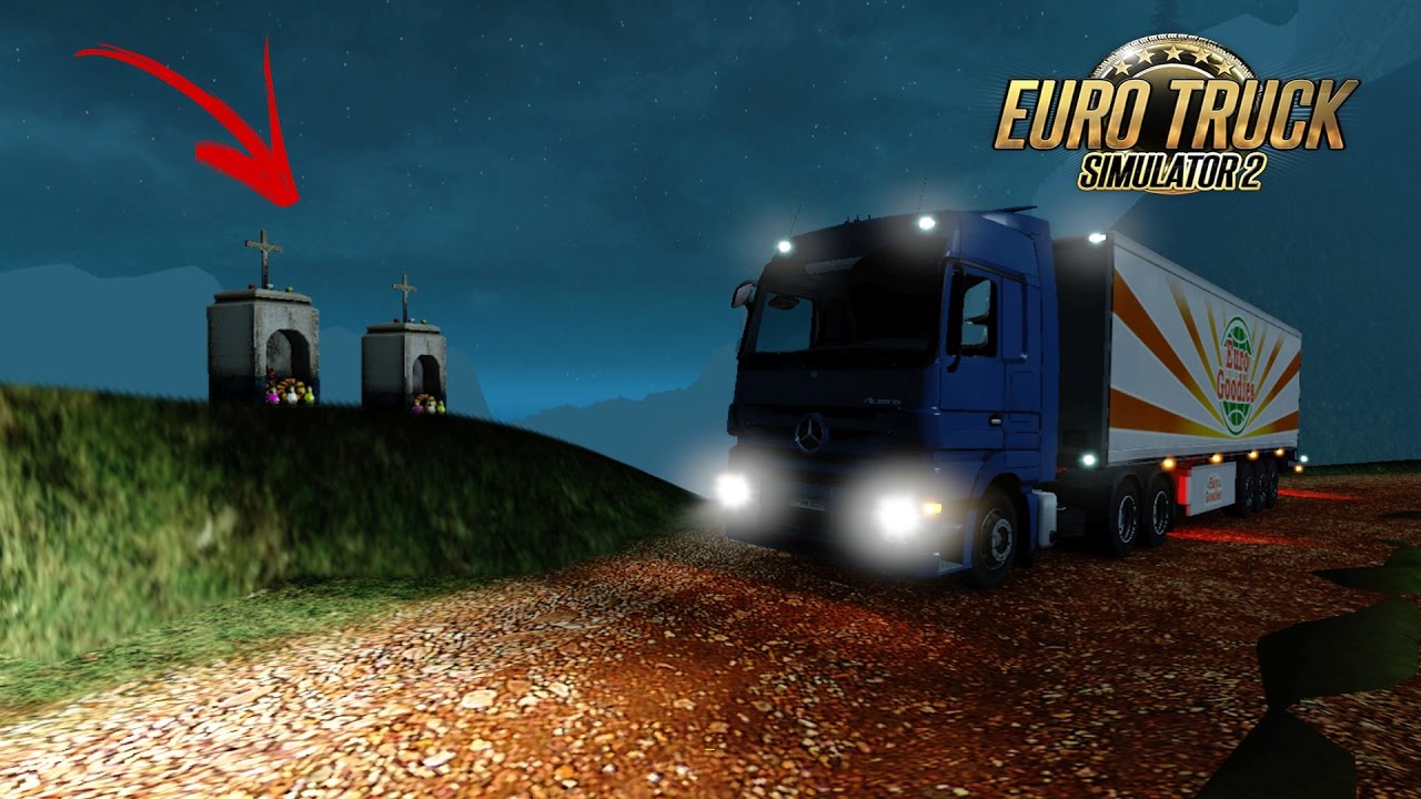 Euro Truck Simulator 2 Passando Por Memoriais Dos Mortos Na Serra