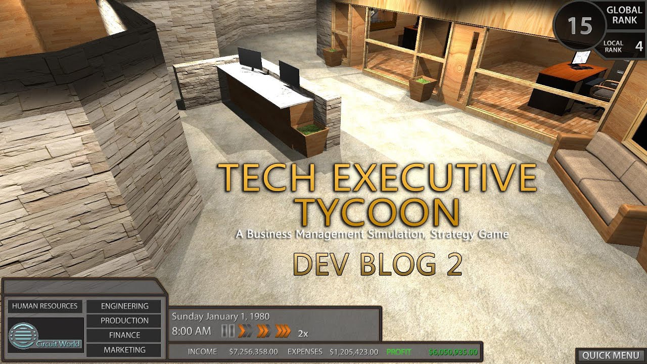 Tech Executive Tycoon Developer Blog 2 - YouTube