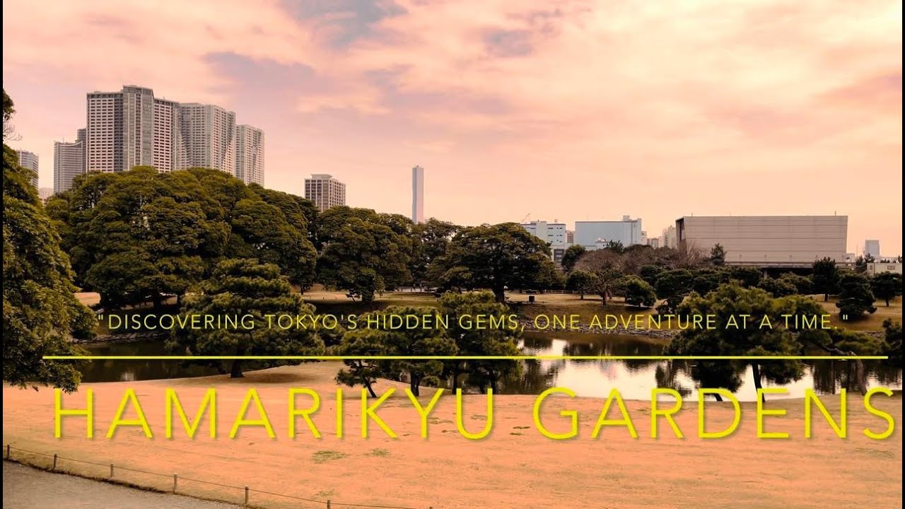 A Japanese Oasis in the City: Hamarikyu Garden Tour - YouTube