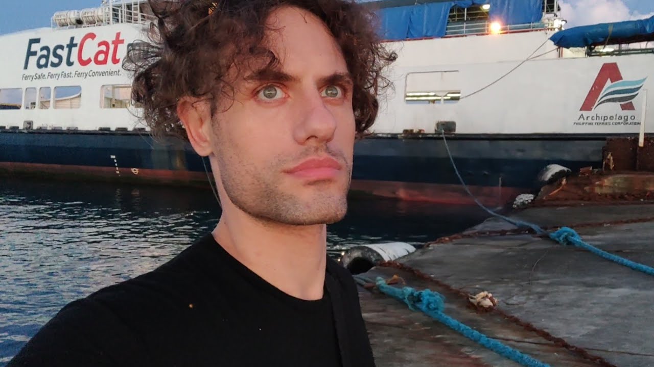 Me On The Ferry From Allen To Matnog The Bus Tour To Manila Asian Dream ...