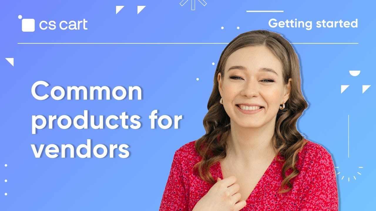 CS-Cart Multi-Vendor: Common Products for Vendors - YouTube