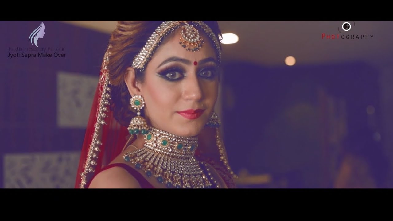 THE MOST DRAMATICAL AND SIZZLING INDIAN BRIDAL LOOK||FASHION BEAUTY ...