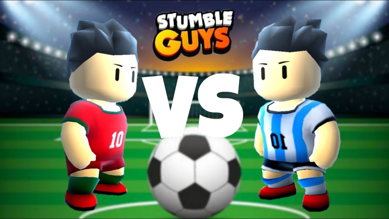 RONALDO VS MESSI STUMBLE GUYS |DNT| CHAMA #stumbleguys #latam #chama # ...