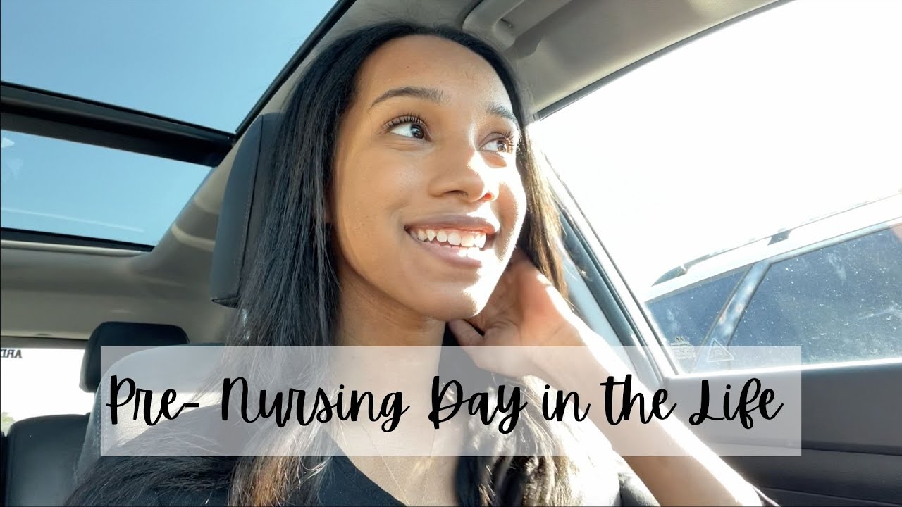 Day in the Life of a Pre-Nursing Student | Work + school - YouTube