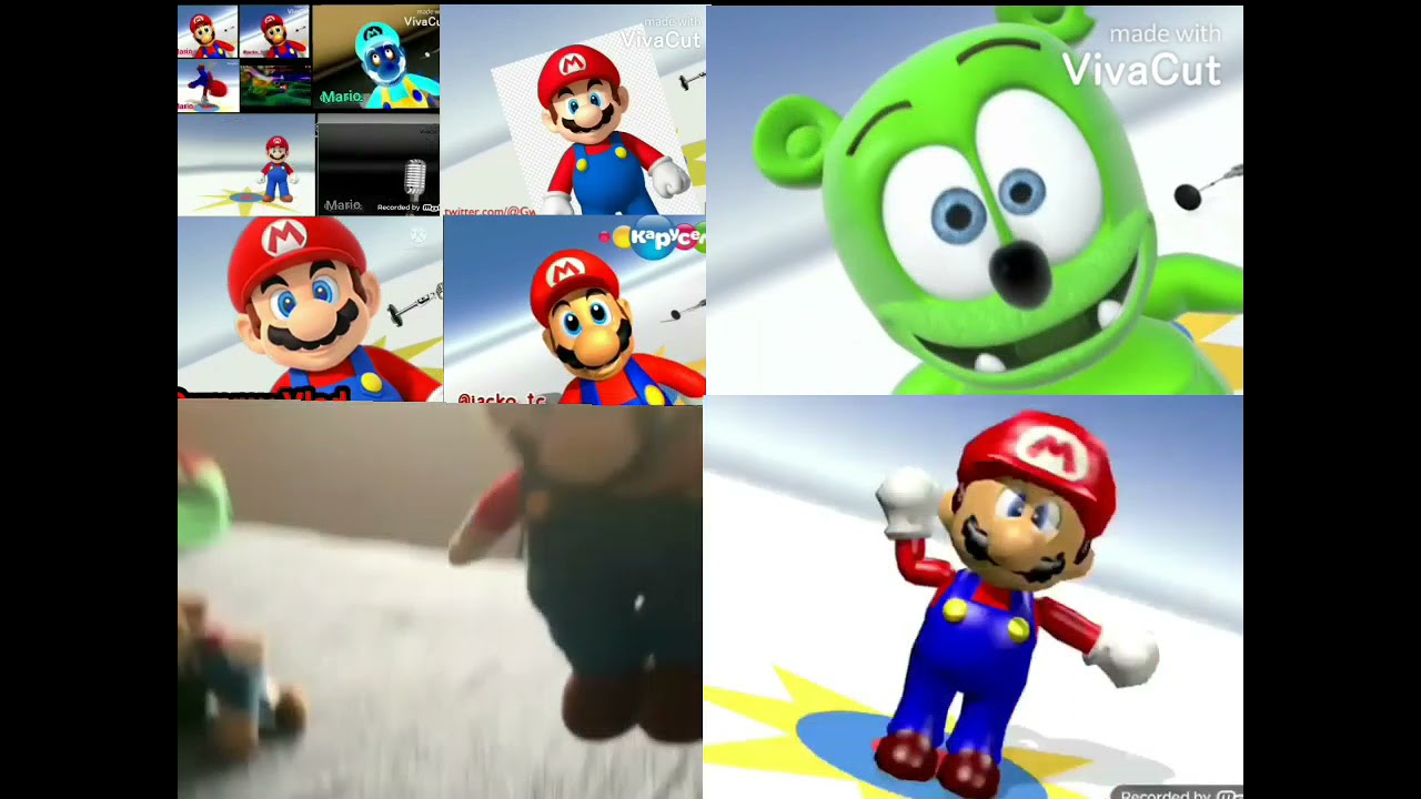 13 Gummy Bear Mario's - YouTube