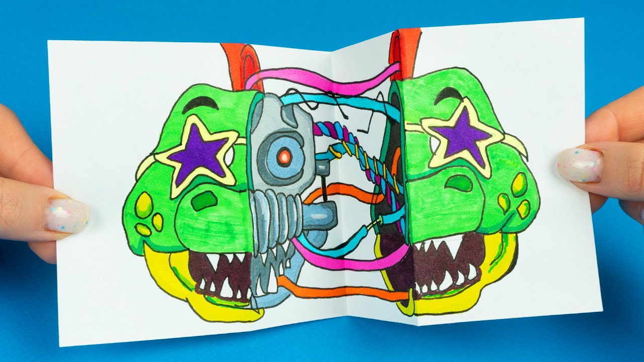 How to draw GLAMROCK MONTY GATOR, FNAF ANIMATRONICS for fans: SECURITY ...