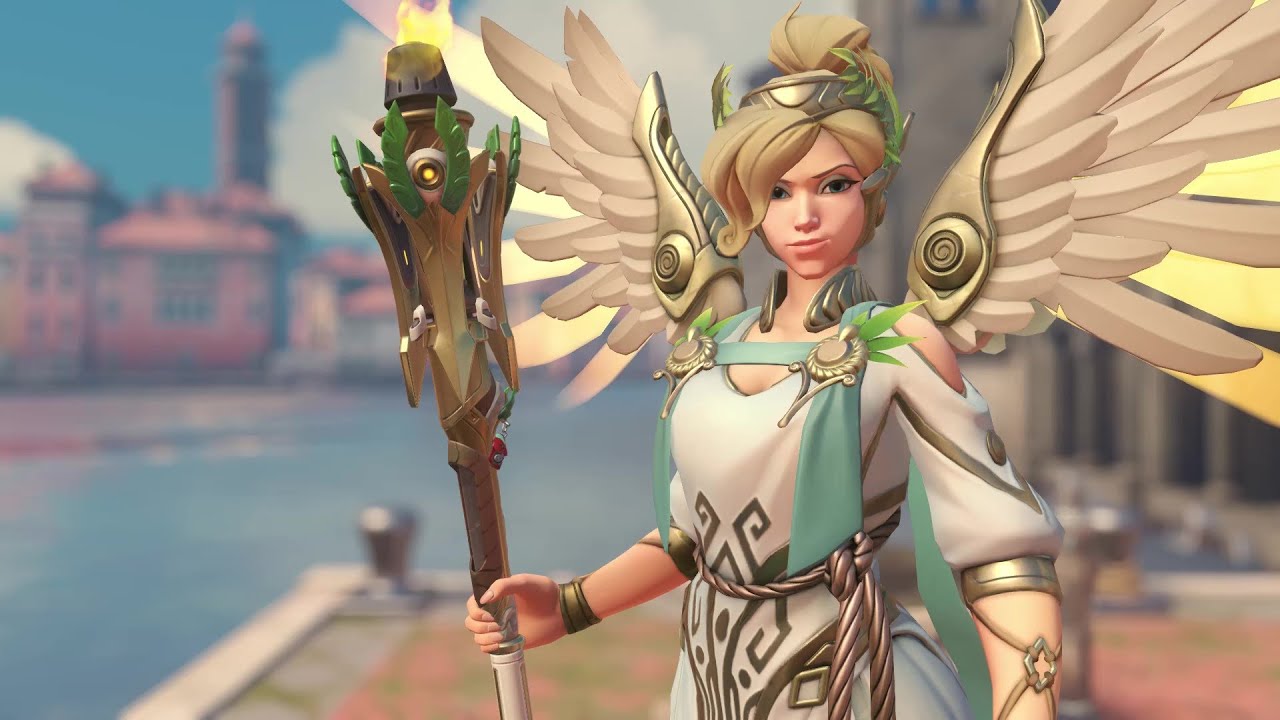 Overwatch 2 Mercy play of the game again [Legendary Mercy winged ...