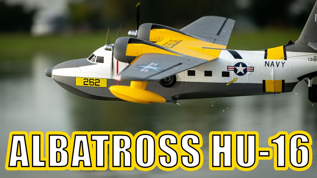 Avios Albatross HU-16 (PNF) Flying Boat 1620mm (63.7") // FPV CHASE ...