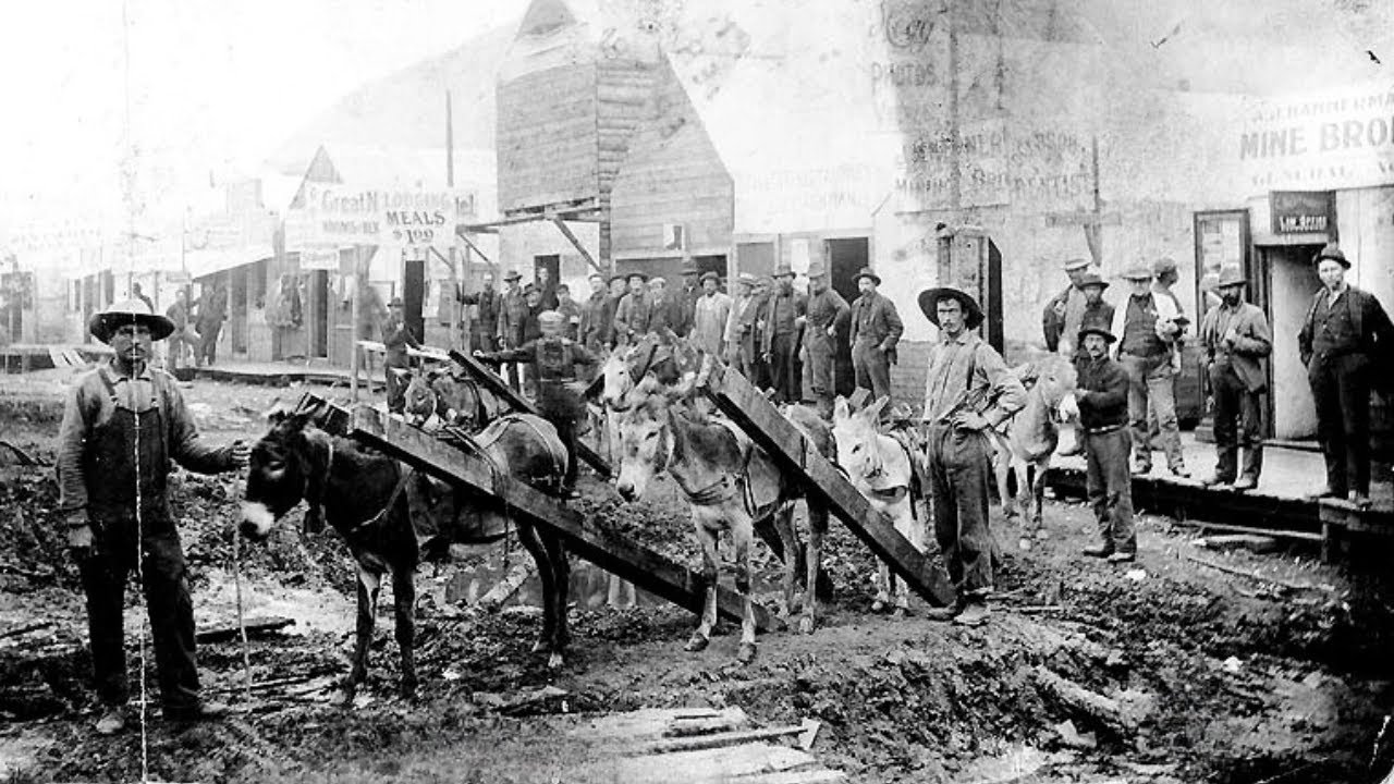 📷 RARE NEW VIDEO OF OLD CANADA: THE CANADIAN OLD WEST: Taverns, miners ...