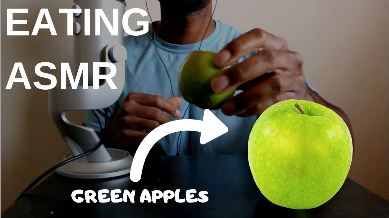 ASMR EATING GREEN APPLES NO TALKING ( Crunchy Eating Sounds) | ASMR TY ...