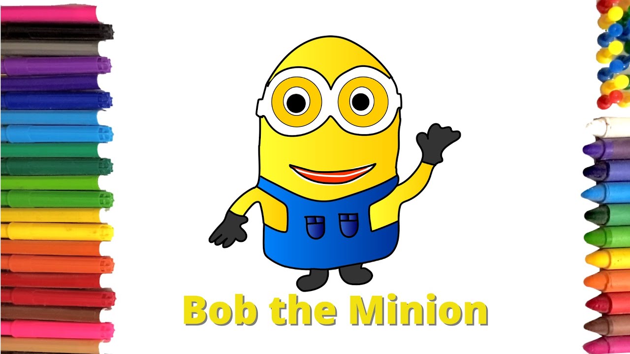 How To Draw Minion Easy Steps For Beginners 2d Youtube