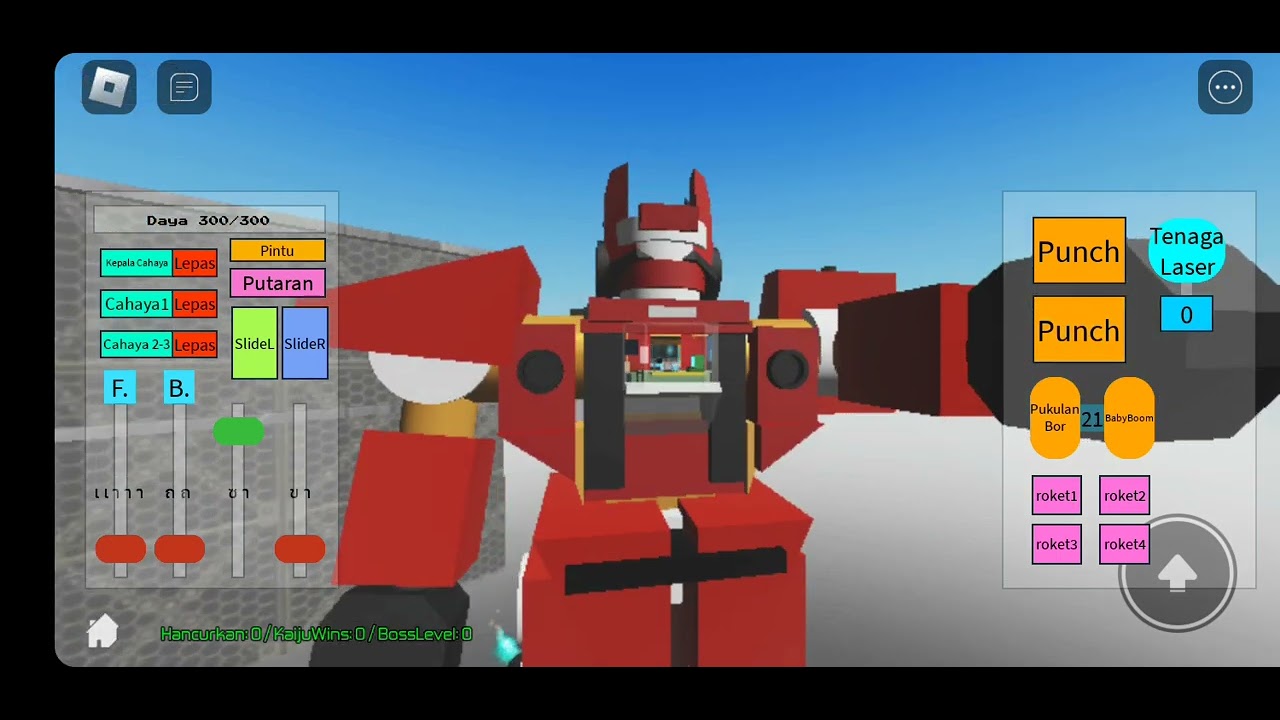 MAIN ROBLOX LAGI. ROBOT GUNDAM DAN POWER RANGER!! - YouTube