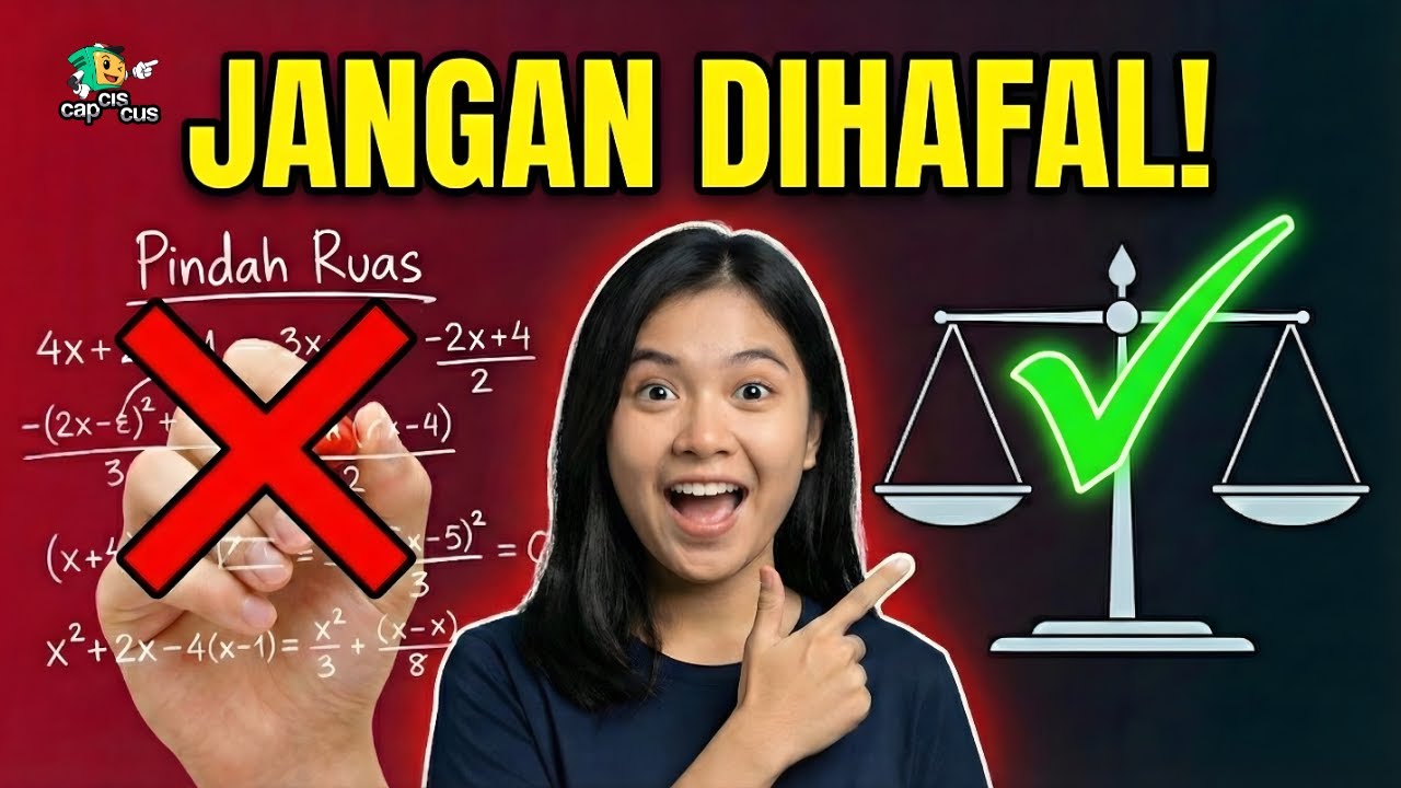 Berhenti Pindah Ruas! 🛑 Trik Aljabar Ini Jauh Lebih Masuk Akal | Materi ...