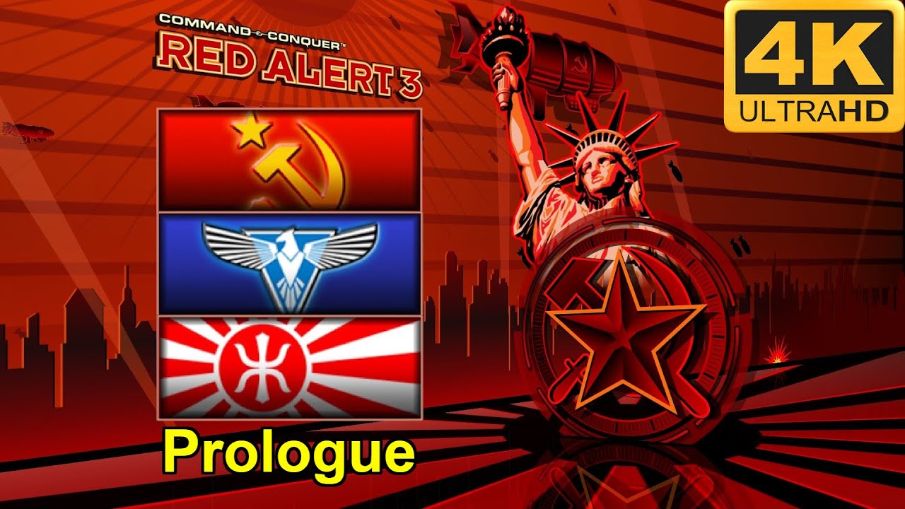 Command & Conquer: Red Alert 3 - 4K60FPS - Prologue - YouTube