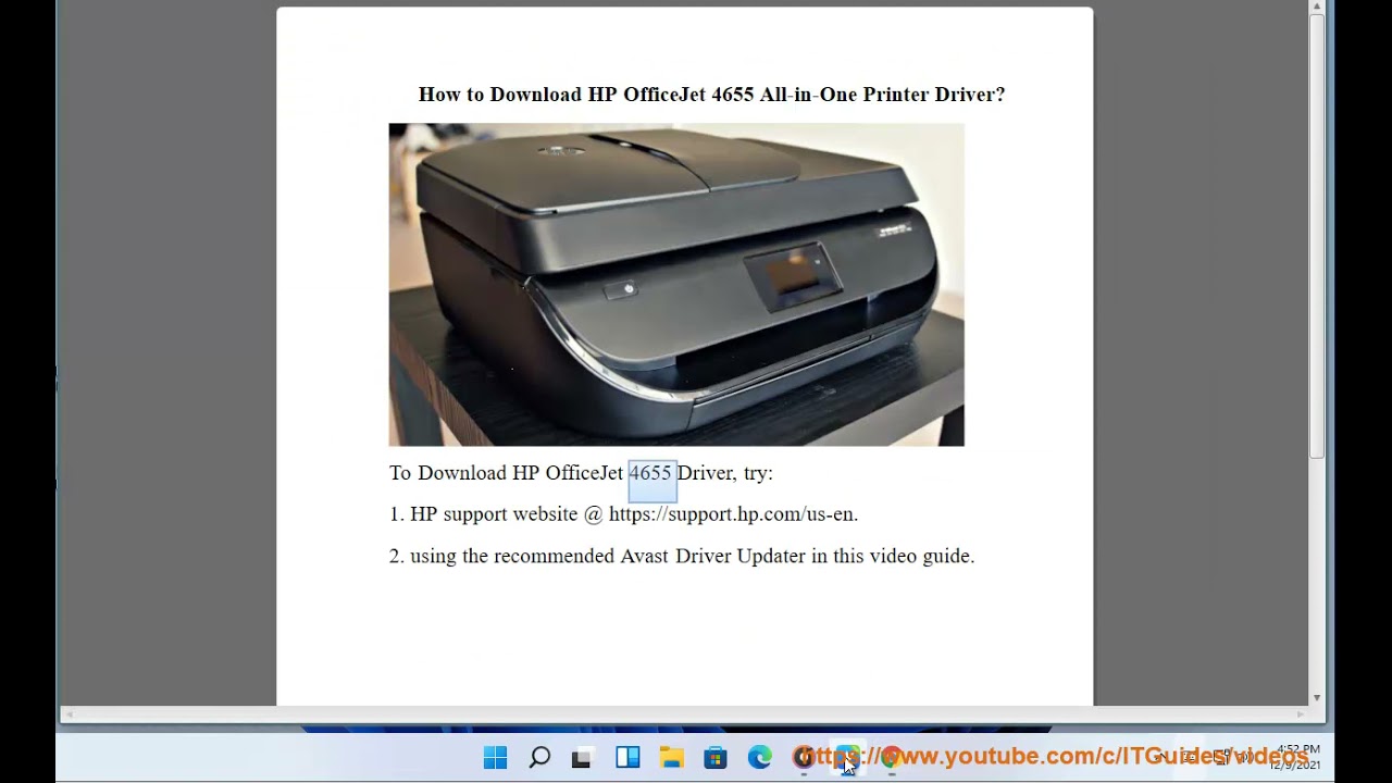 Download HP OfficeJet 4655 All-in-One Printer Driver for Windows 10/8/7 ...