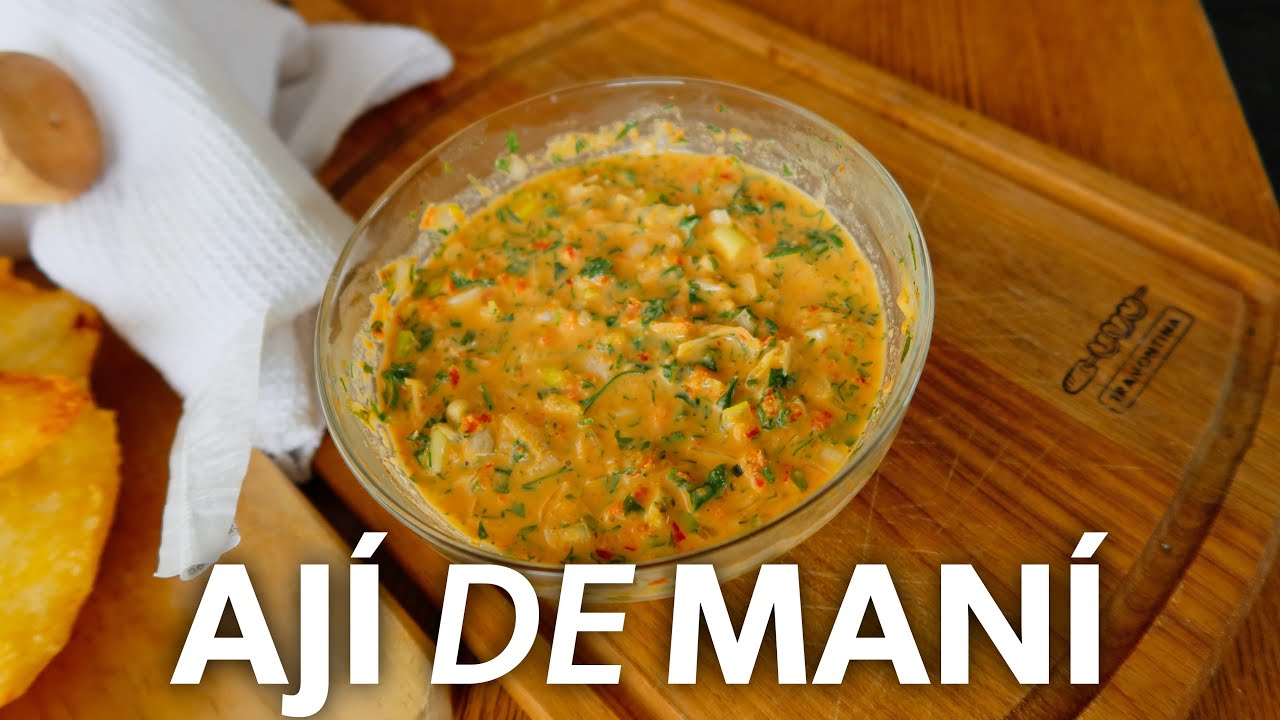 Cómo Hacer AJÍ de MANÍ (100% Ecuatoriano) 🌶️🥵 - YouTube