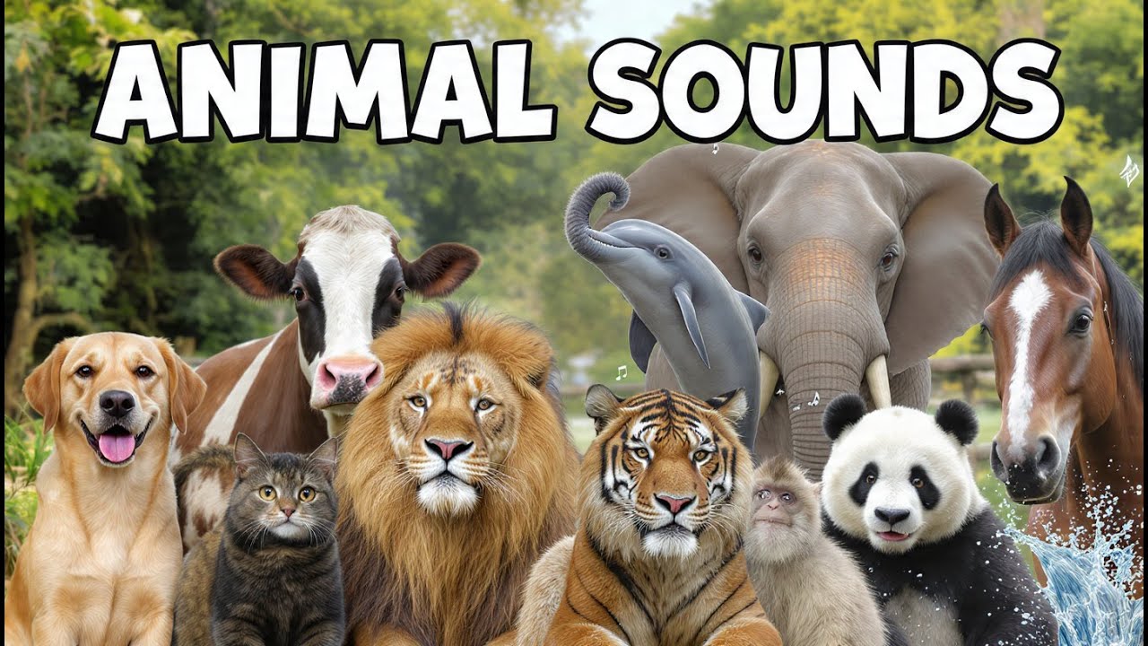 50 Animal Sounds for Kids 🐶🦁 | Learn Animal Voices | Fun Learning Video ...
