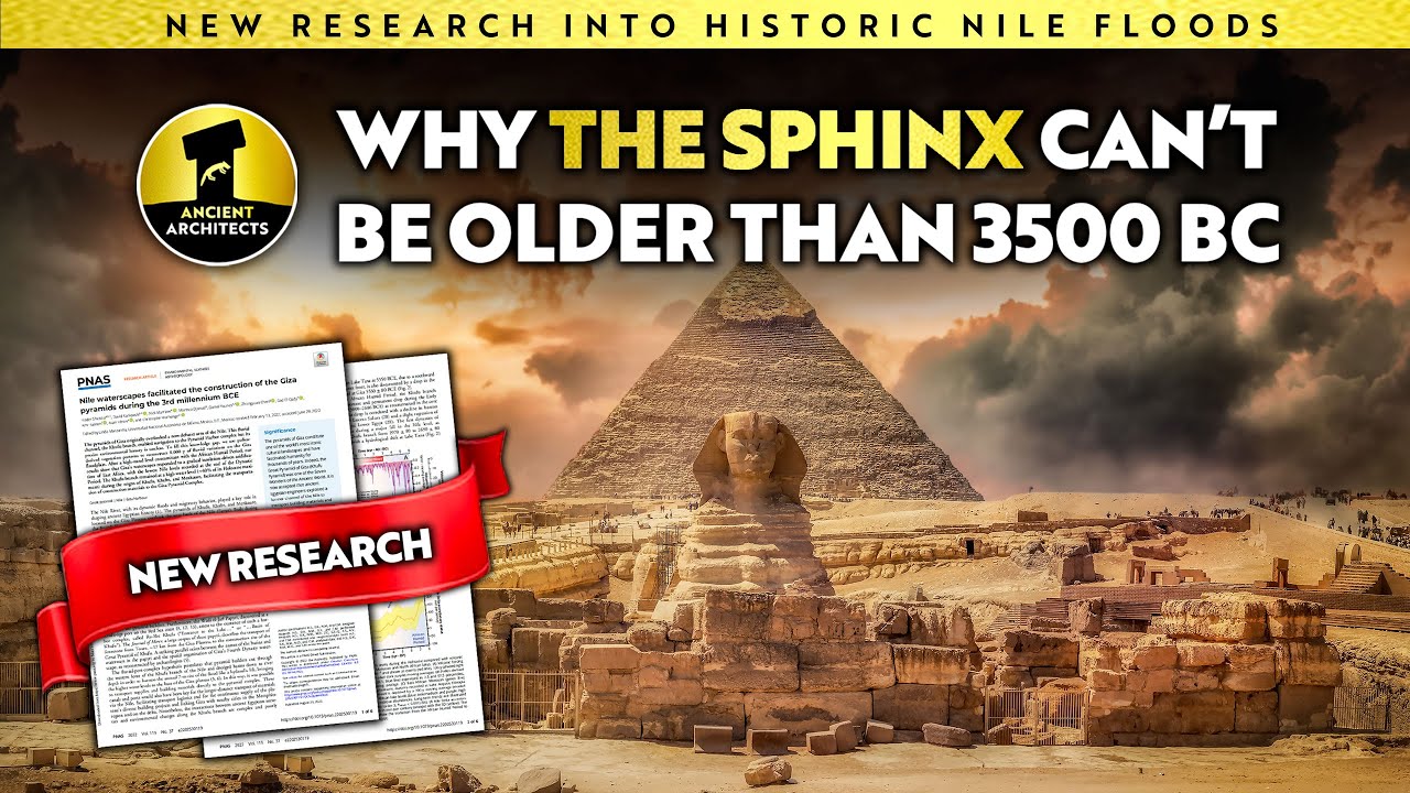 Why The Great Sphinx CAN'T be Older than 3,500 BC | Ancient Architects ...
