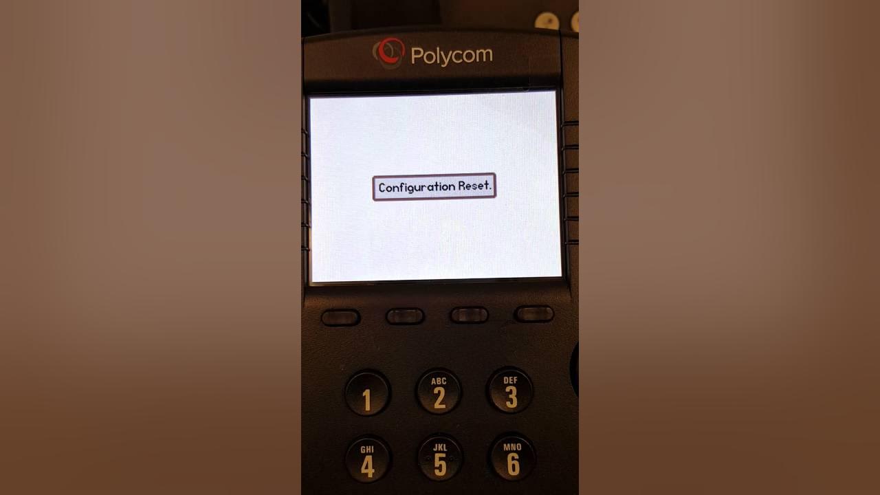 Factory reset and setup for 8x8 with polycom vvx400 - YouTube