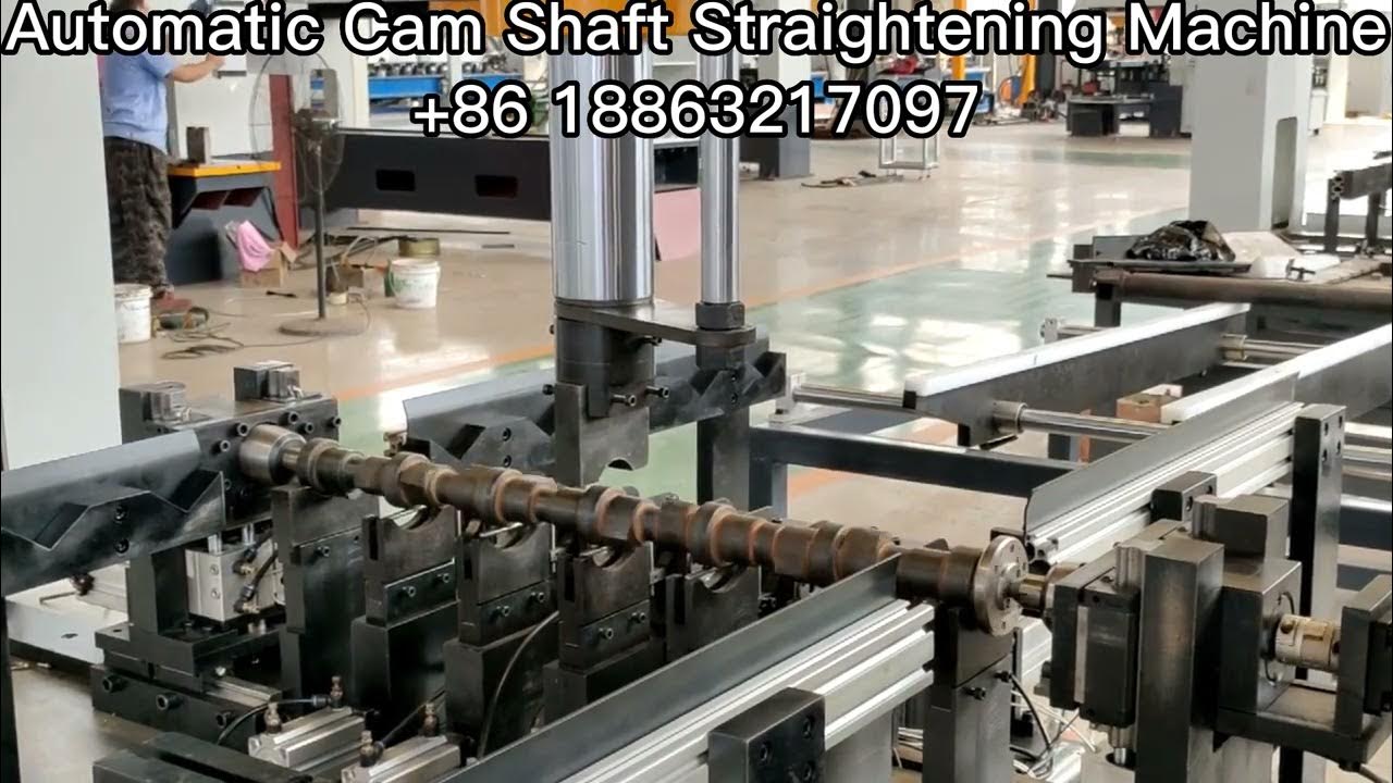 Automatic Cam Shaft Straightening Machine - YouTube
