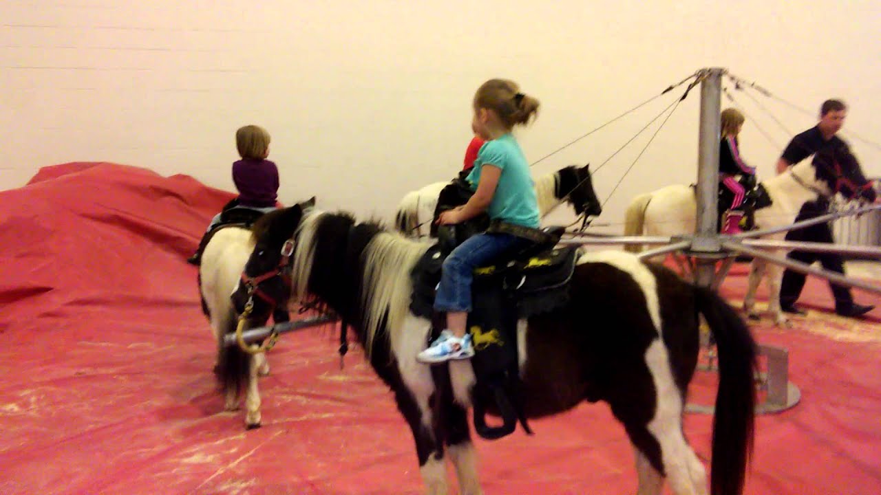 Circus pony ride!!! - YouTube