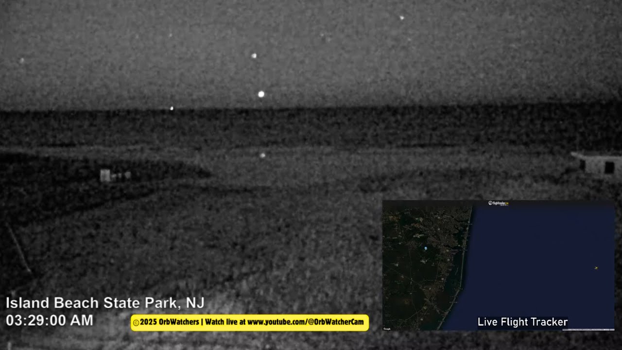 Orb Watcher Live Stream Beach Cam | New Jersey Orb Footage 1-30-2025 ...