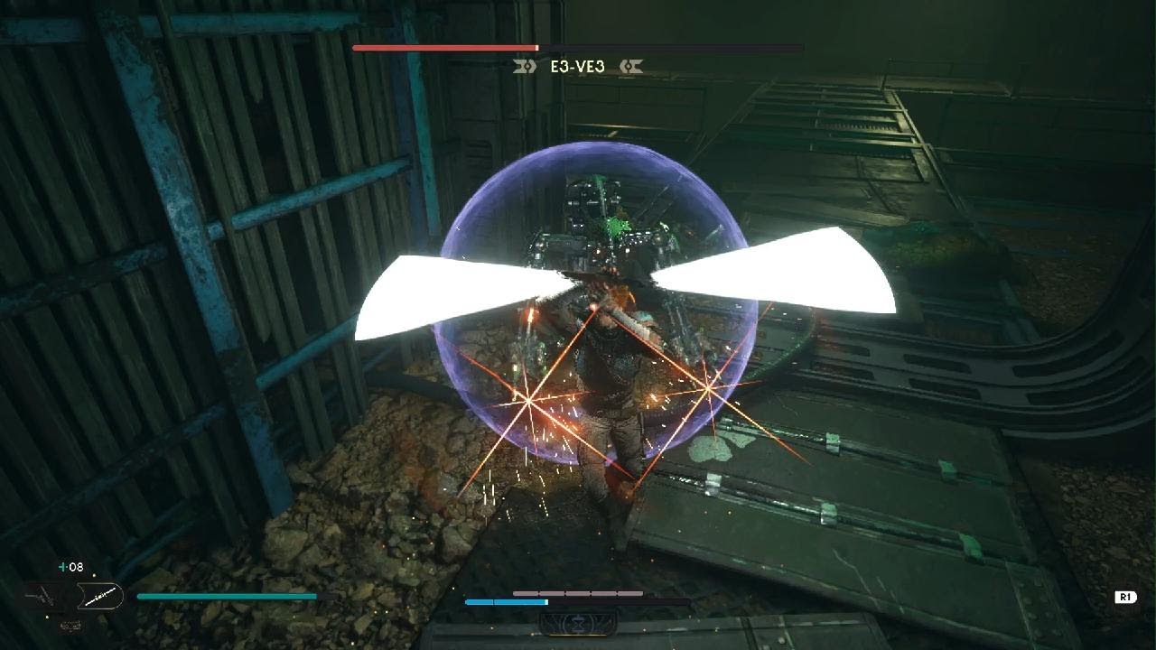 STAR WARS Jedi: Survivor - E3-VE3 Boss Fight - YouTube