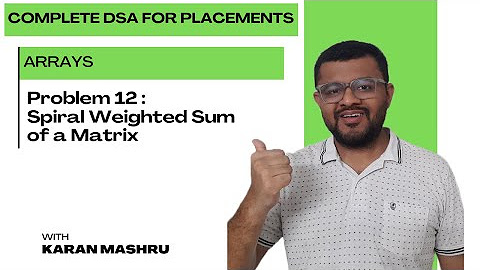 Arrays - Complete DSA For Placements in Hindi - YouTube