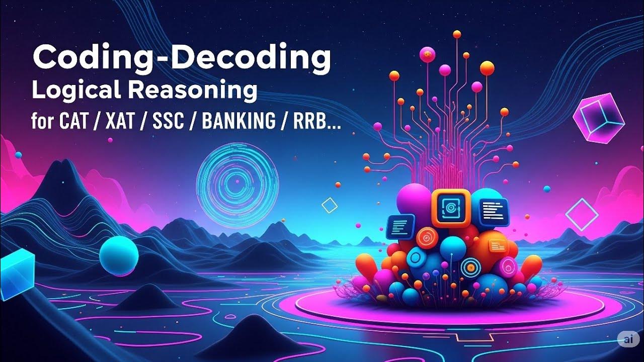Coding-Decoding | Logical Reasoning | SSC | Banking | CGL | CHSL | RRB | NTPC | CPO | IBPS | GD ...