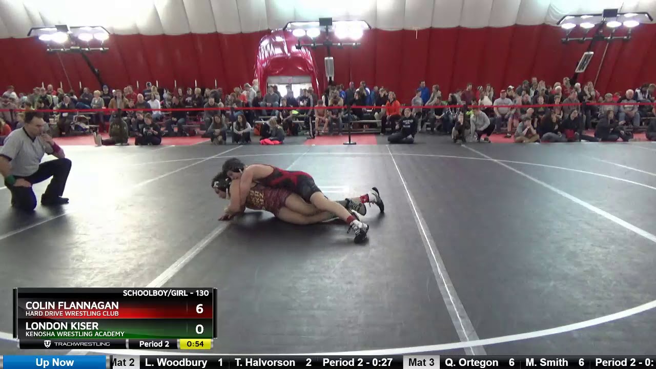 Schoolboy-girl 130 London Kiser Kenosha Wrestling Academy Vs Colin ...