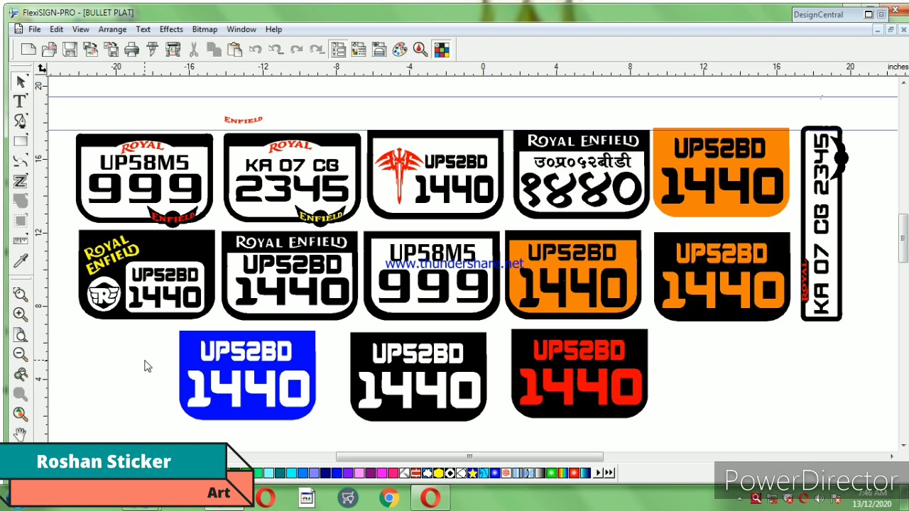 Bike And Car Fancy Number Plate Make - YouTube