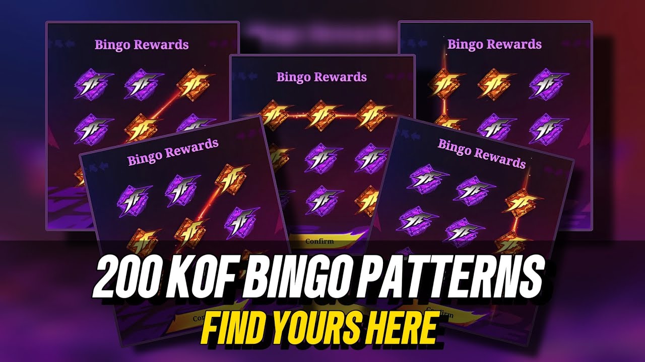 UPDATED PATTERNS KOF BINGO 2025 #MLBBGoldenMonth - YouTube
