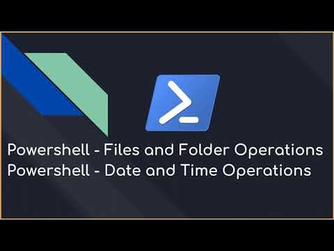 Mastering File and Folder Operations in PowerShell | Video 3 #powershell - YouTube