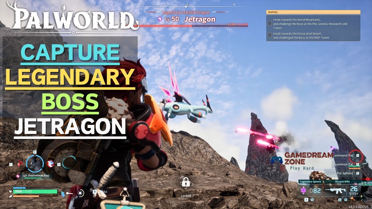 Palworld - The Most Powerful Pal Capture | Jetragon Boss Fight - YouTube