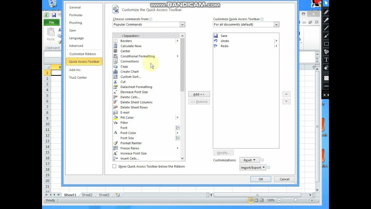 LESSON 2: CUSTOMISING BASIC EXCEL FEATURES - MS EXCEL INTERMEDIATE ...